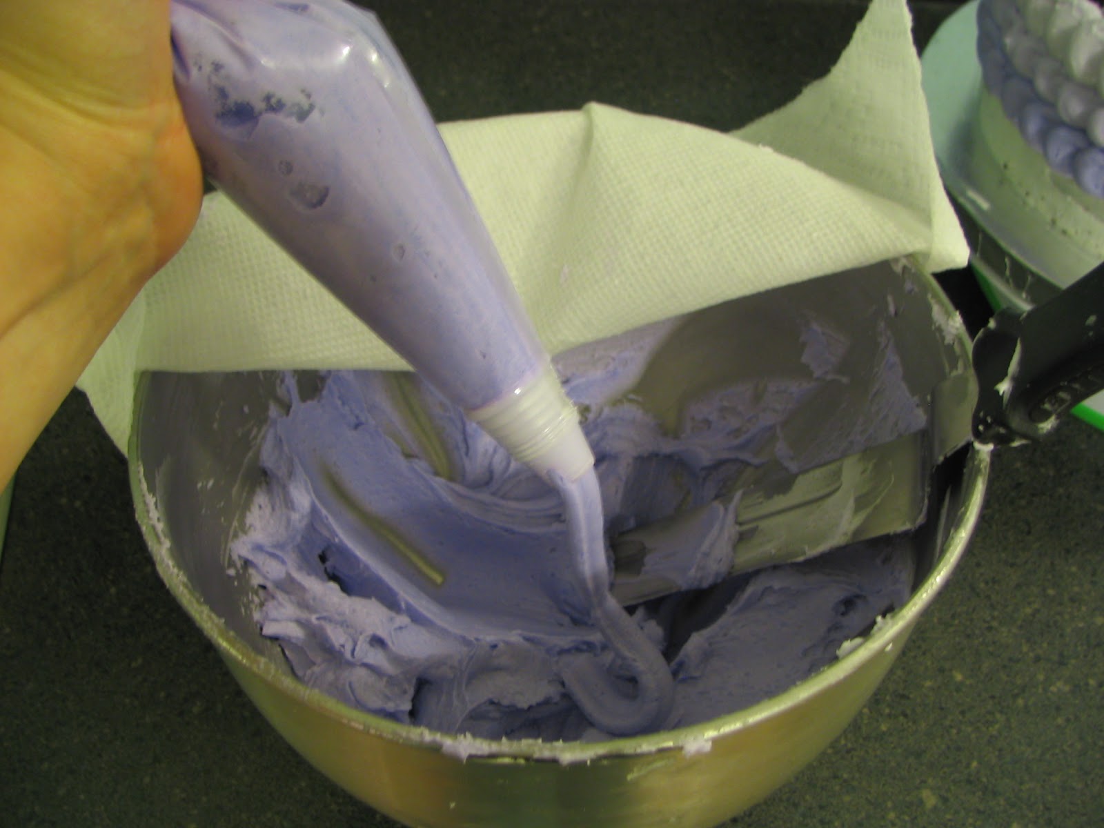 Pink and Teal: Violet Petal Ombre Birthday Cake